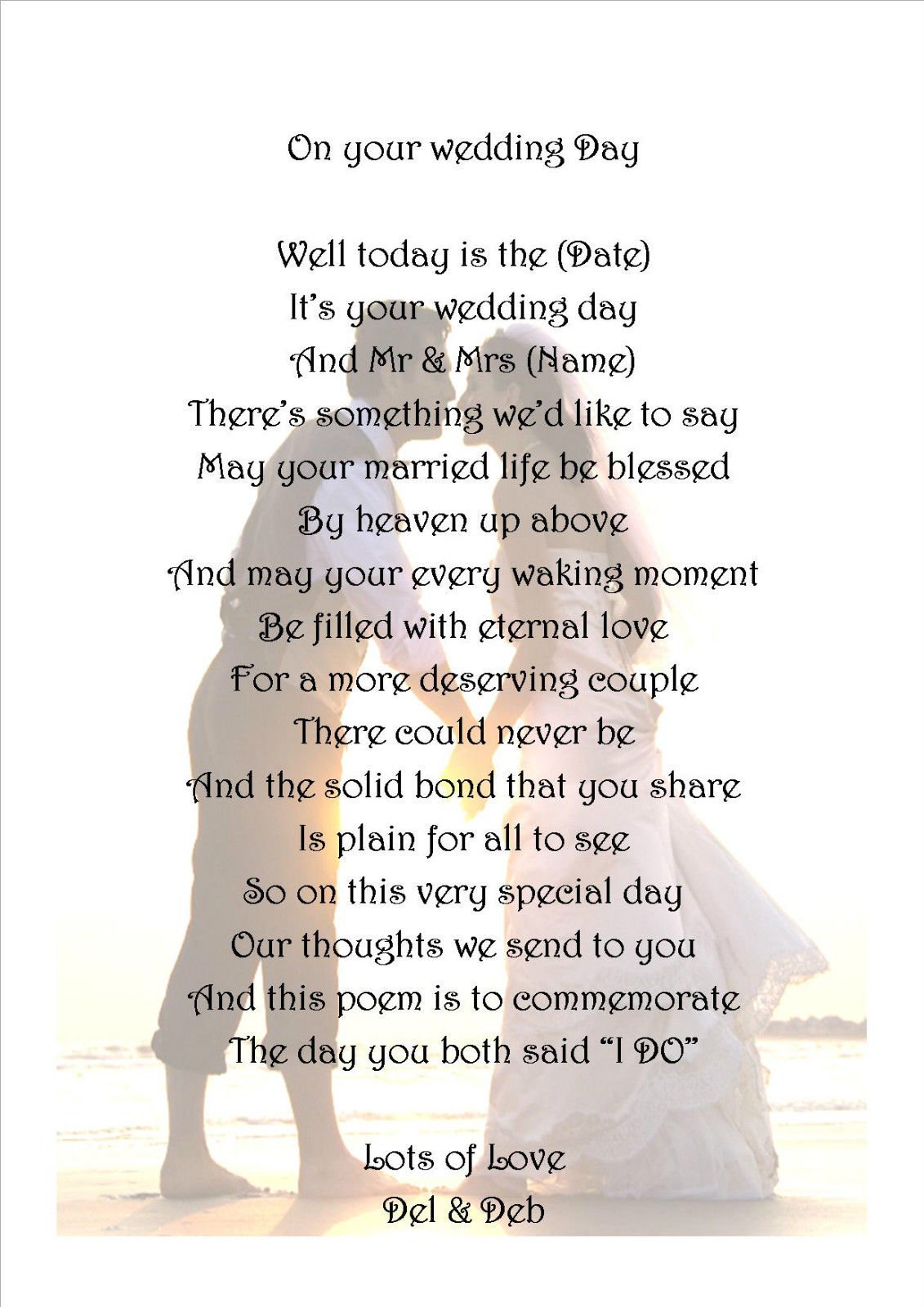 Wedding poems for bride and groom 60 photos - Astyledwedding.com