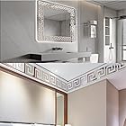 Amazon.com: 4Pcs/Sheet Elegant Removable Corner Onlay Applique Frame ...