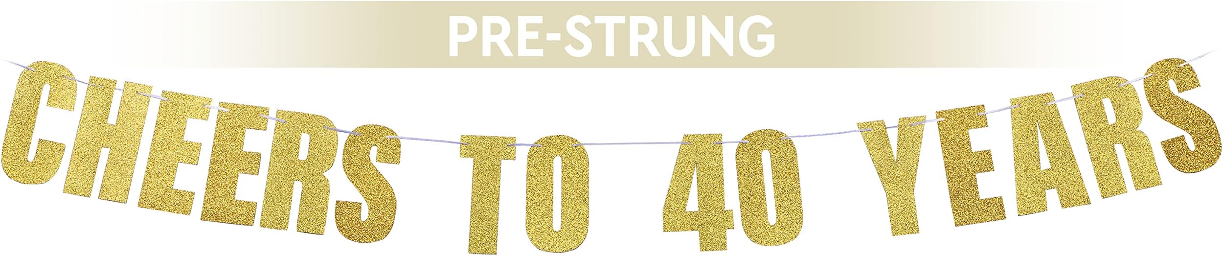 Amazon.com: 40 Never Looked So Good Banner, Pre-Strung, No Assembly ...