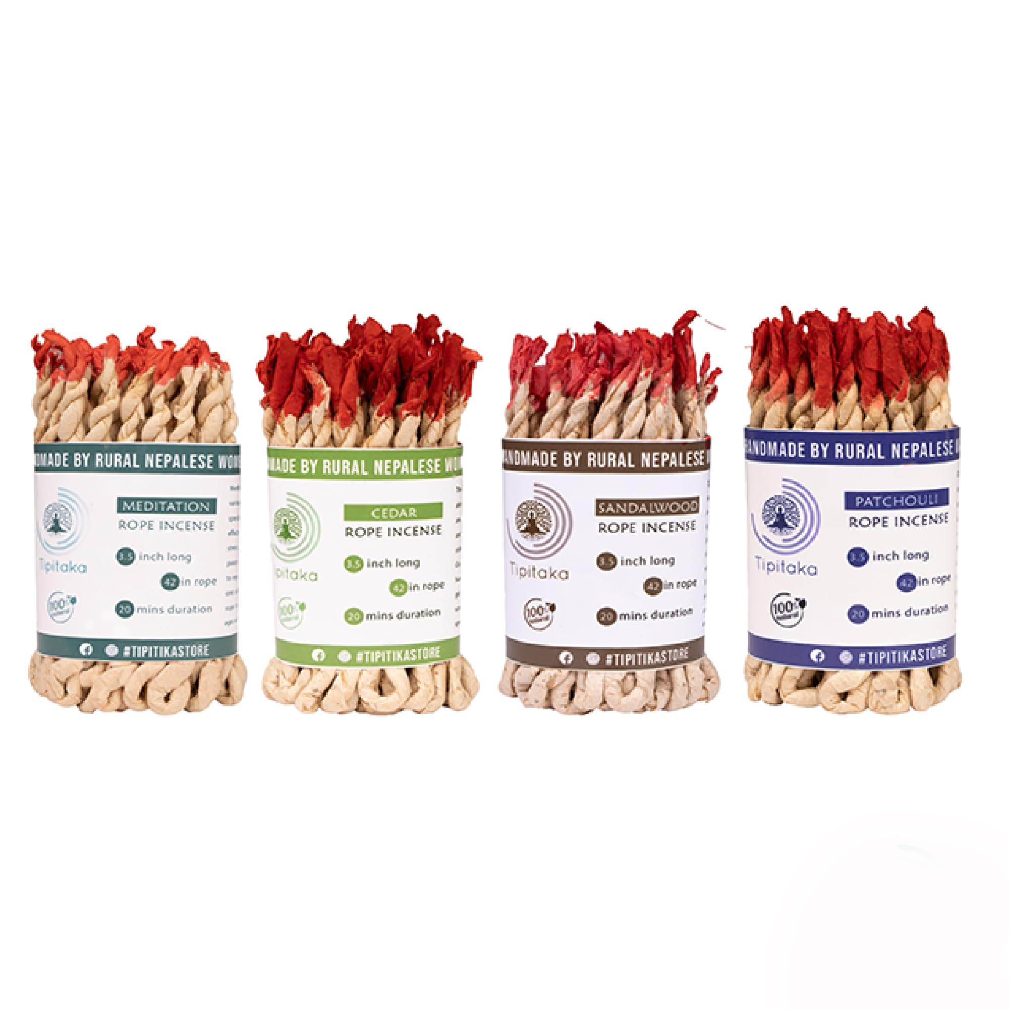 Amazon.com: Tipitaka Rope Incense for Relaxation and Calmness ...