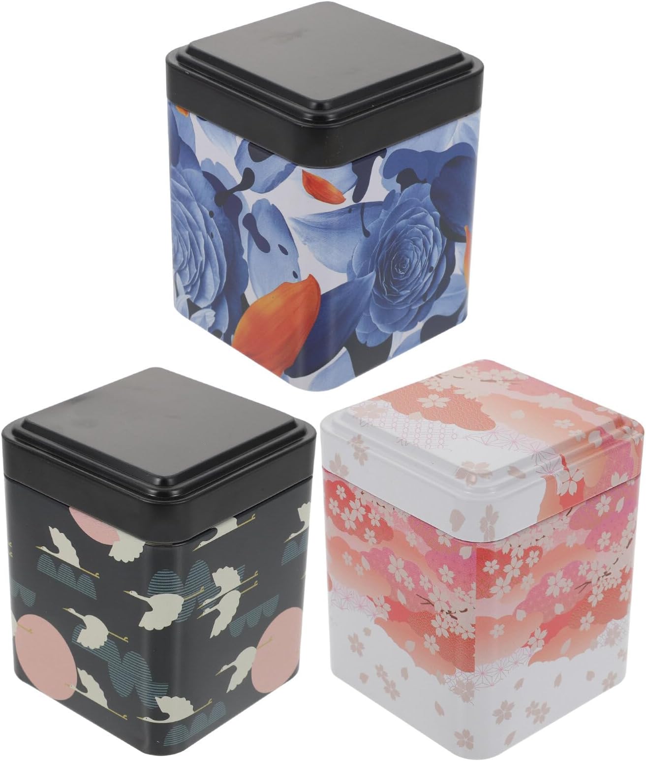 Amazon.com: TooGet Elegant Metal Tinplate Empty Tins, Shabby Chic Mini ...