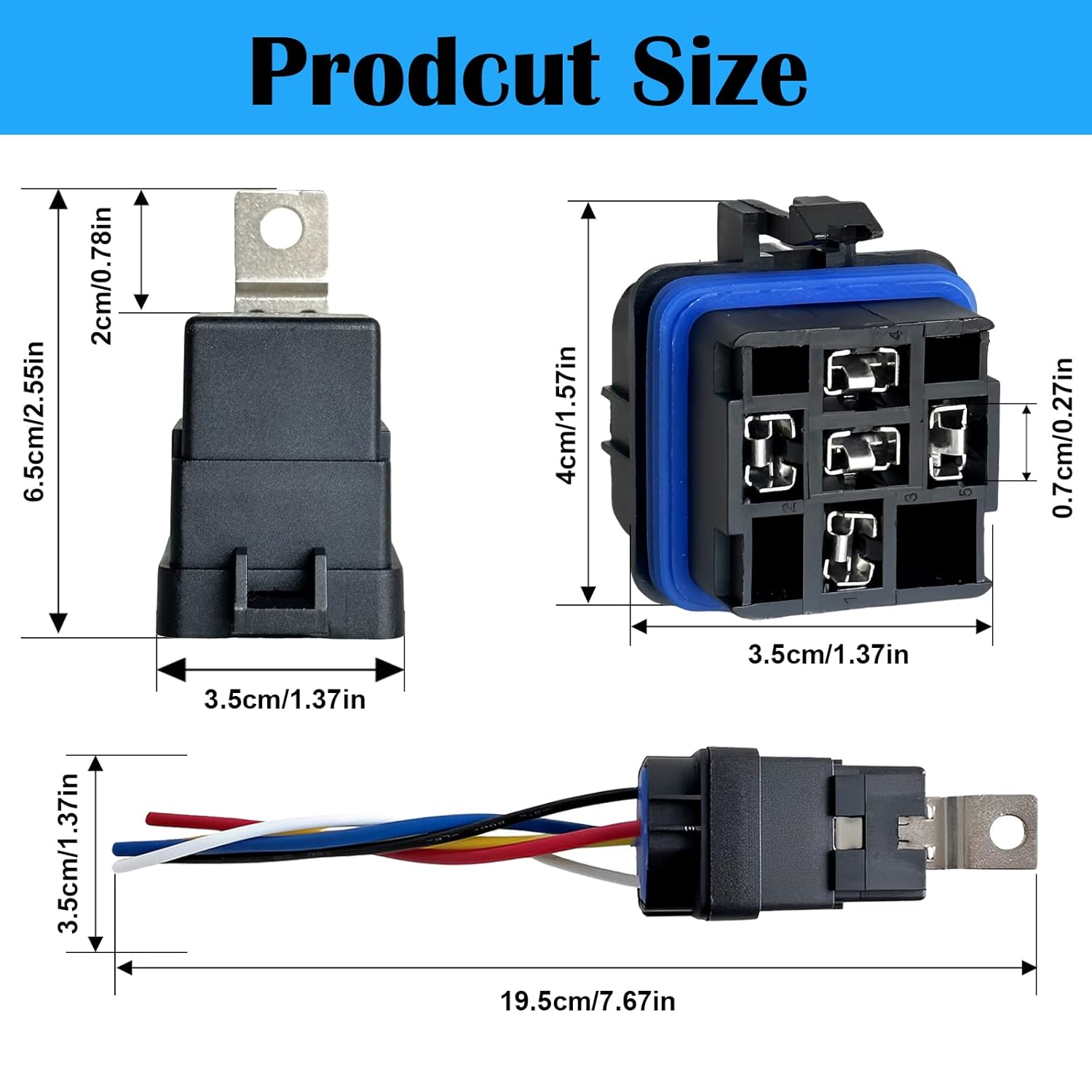 2 Pack Waterproof Relay and Harness Kit 40A 14V DC, Australia | Ubuy