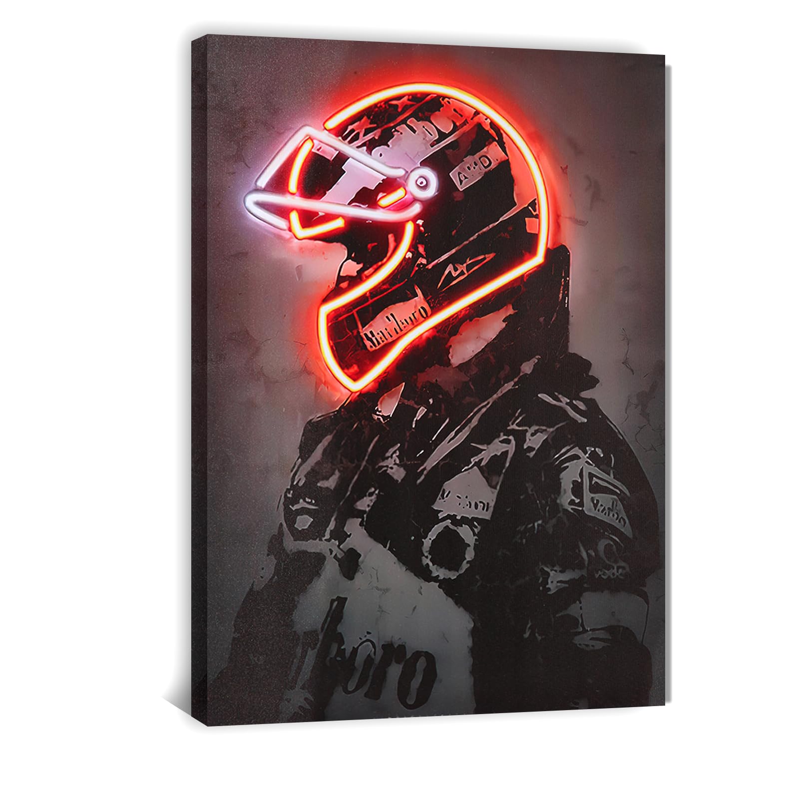 Amazon.com: Sorventina Racing Superstar Canvas Prints Racer Driver ...