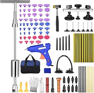 Amazon.com: Dent Puller Kits,86pc Professional Car Paintless Dent ...