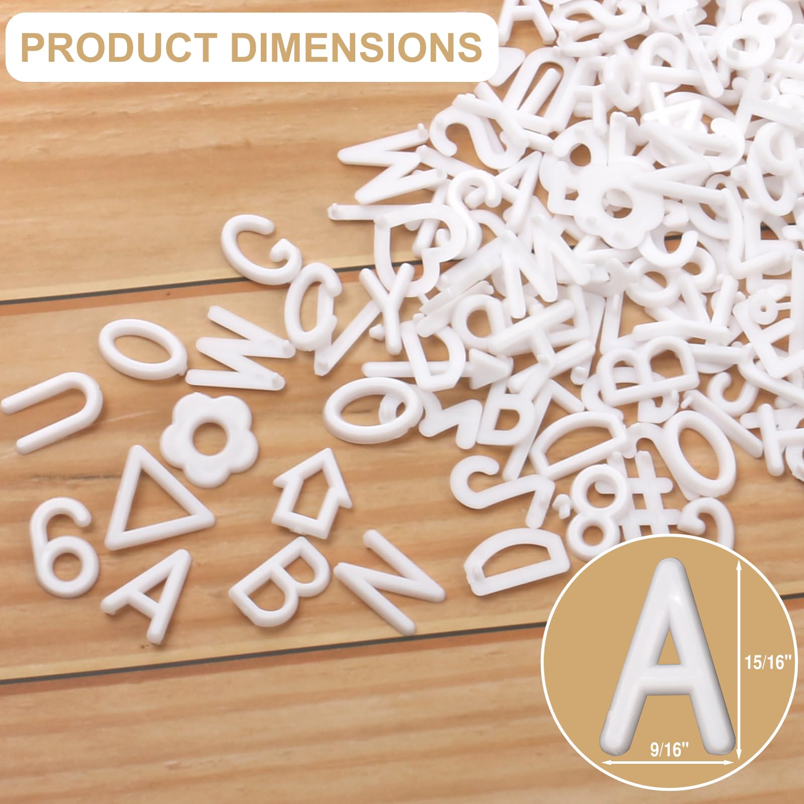 Plastic Felt Board Letters