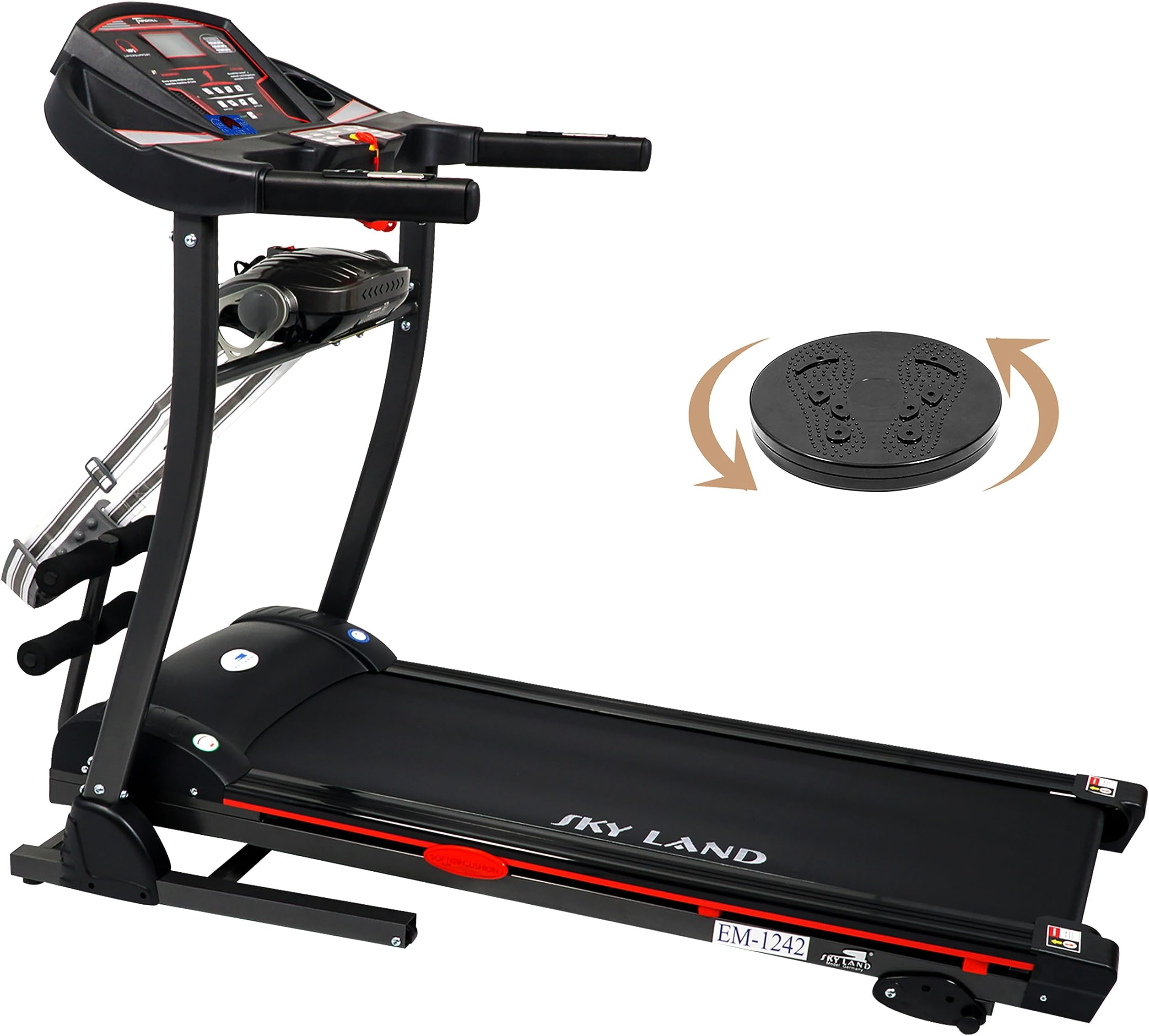 SKY LAND Fitness Treadmill 2HP - 4HP Peak Motor Compact designed home ...