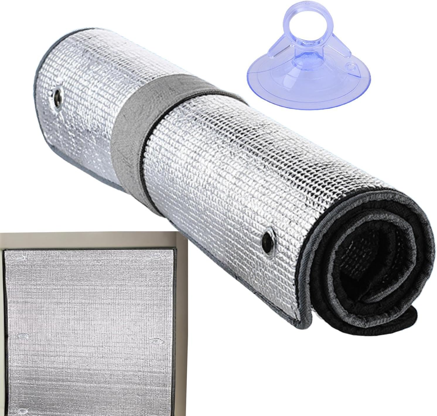 Zuasdvnk Window Insulation Film | Double Sided Aluminum Foil Film ...