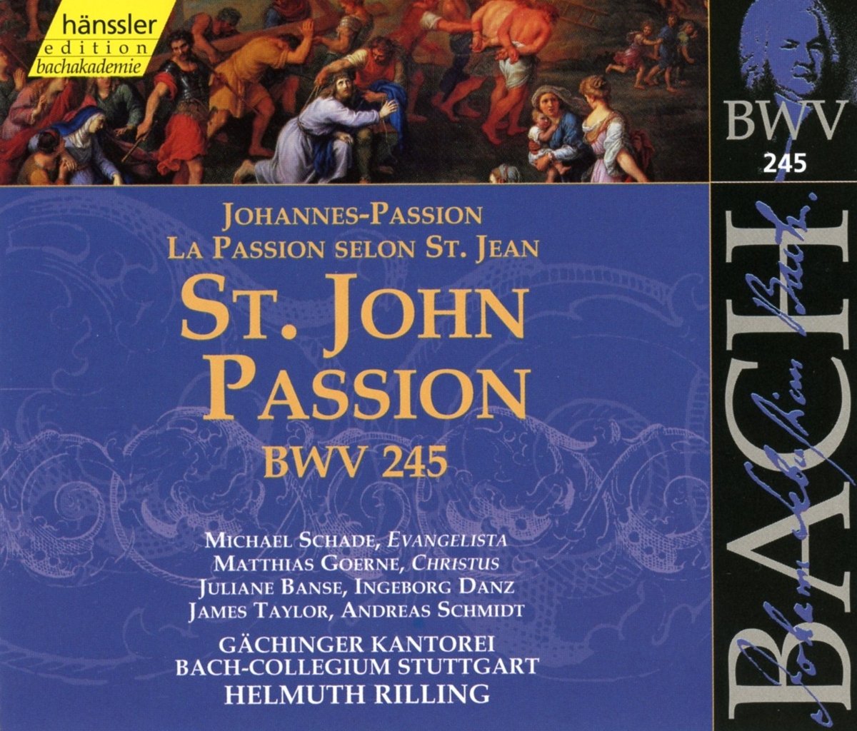 Bach: St John Passion, BWV 245 /Rilling: Rilling, Bach Collegium Stutt ...