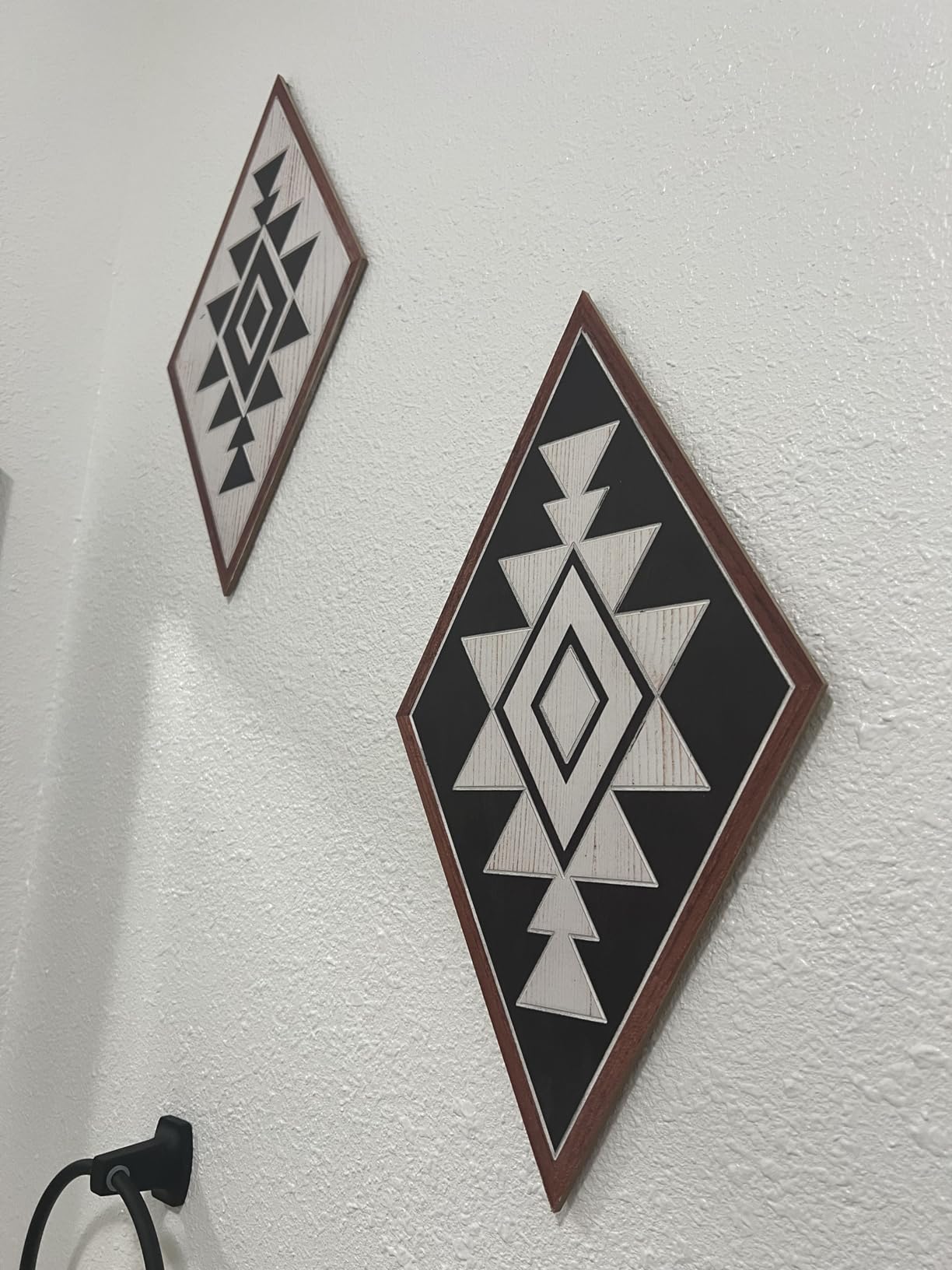 Amazon.com: Putuo Decor 2 Pieces Aztec Wall Decor, 17x 9 Inch Geometric ...