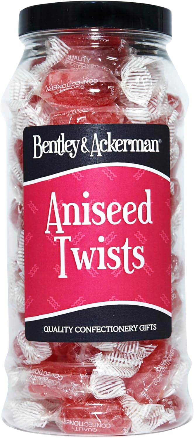 Aniseed Twists Sweets - (420g) Original Retro Sweets Gift Jar By ...