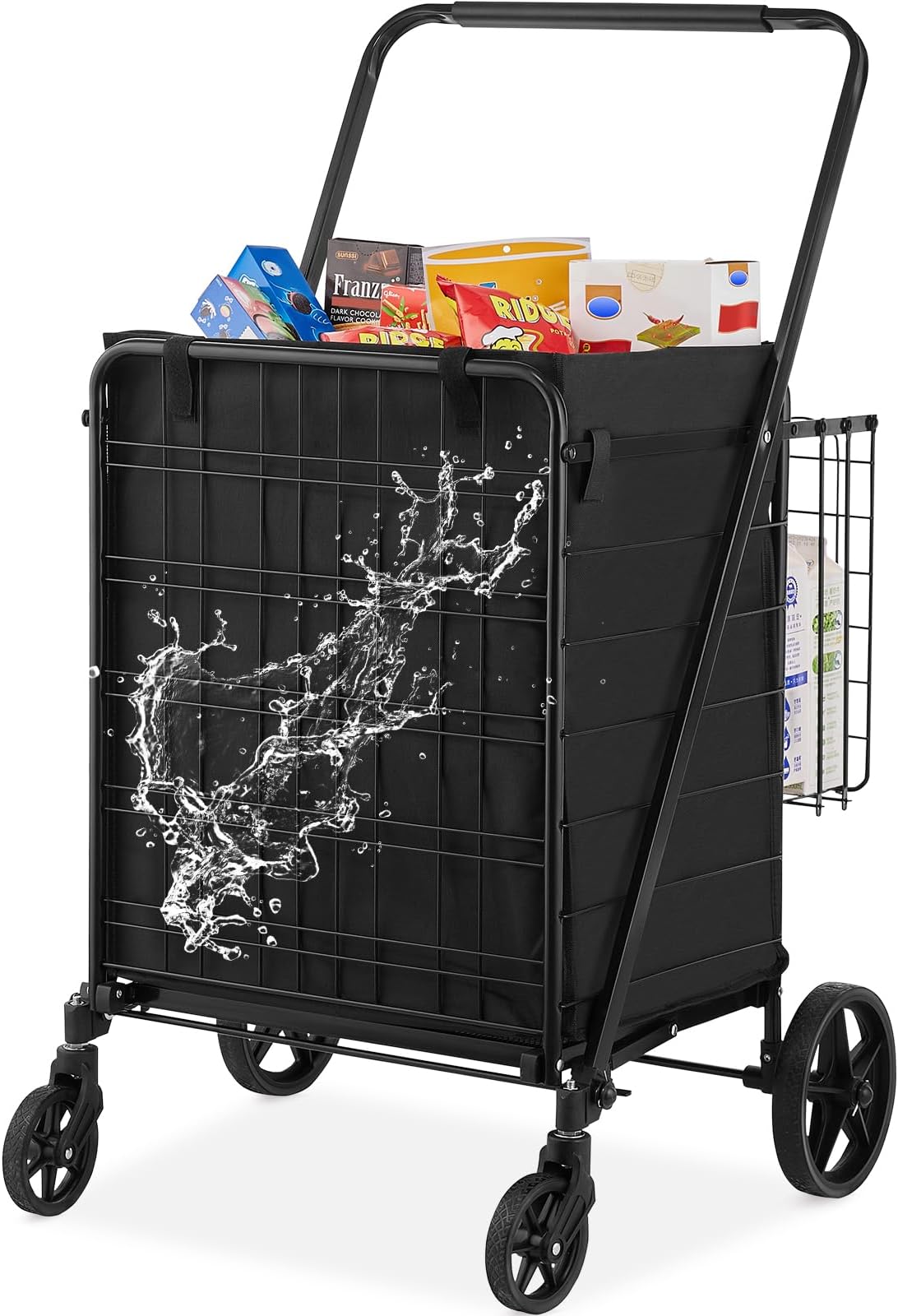 Amazon.com : Extra Large Heavy Duty Folding Shopping Grocery Storage ...