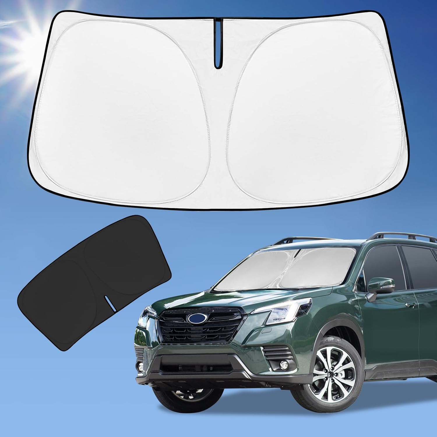Amazon.com: for Subaru Forester 2019-2024 2025 Sun Shade Sunshade ...
