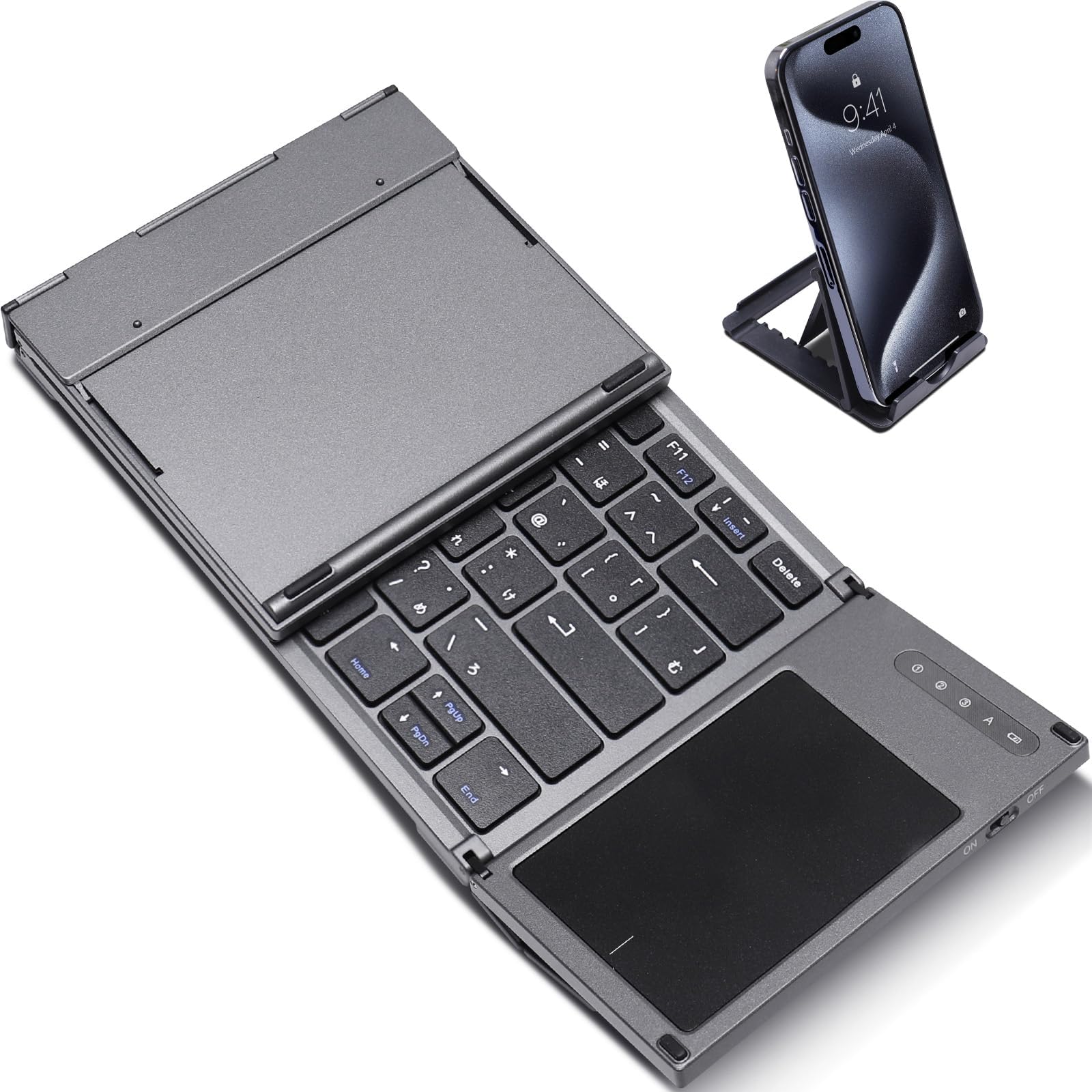 Amazon.co.jp: Ewin® ミニ キーボード bluetooth 日本語JIS配列 ワイヤレス式 2.4GHz タッチパッド搭載 ...