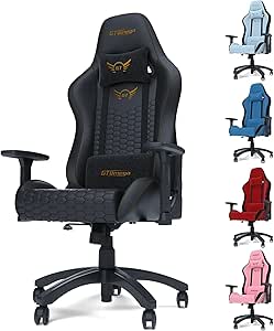 GT OMEGA PRO Racing Gaming Chair with Lumbar Support - Ergonomic PVC ...
