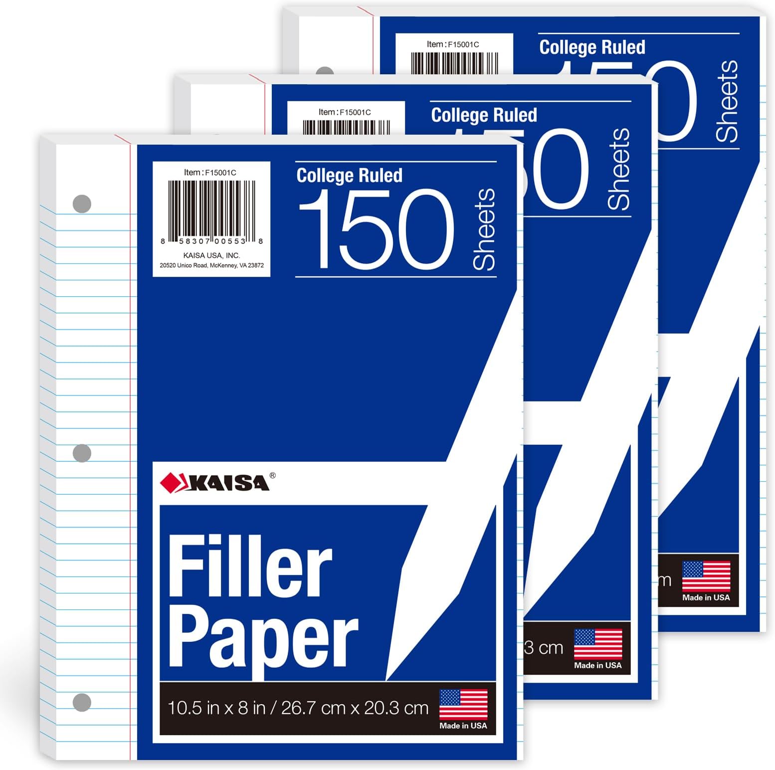 Amazon.com : Mintra Office Filler Paper (College Ruled, 600 Sheets ...