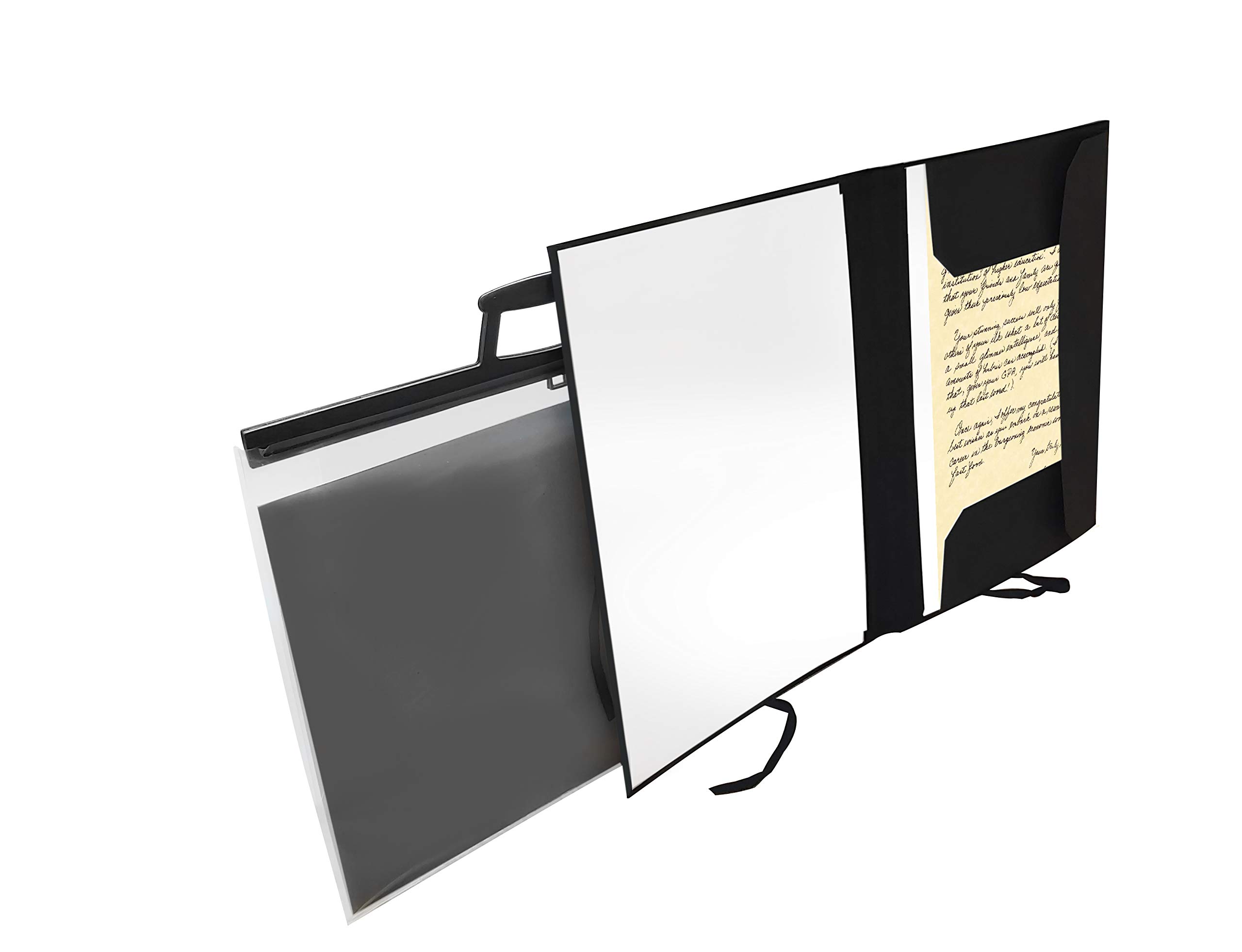 RETRO PORTFOLIO A1 Black Art, Retro, Vintage Portfolio File Folder ...