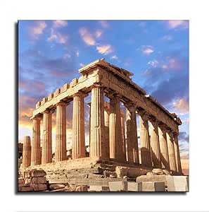 Amazon.com: Acropolis Parthenon Architecture Poster Canvas Print Wall Art Picture Print Poster ...