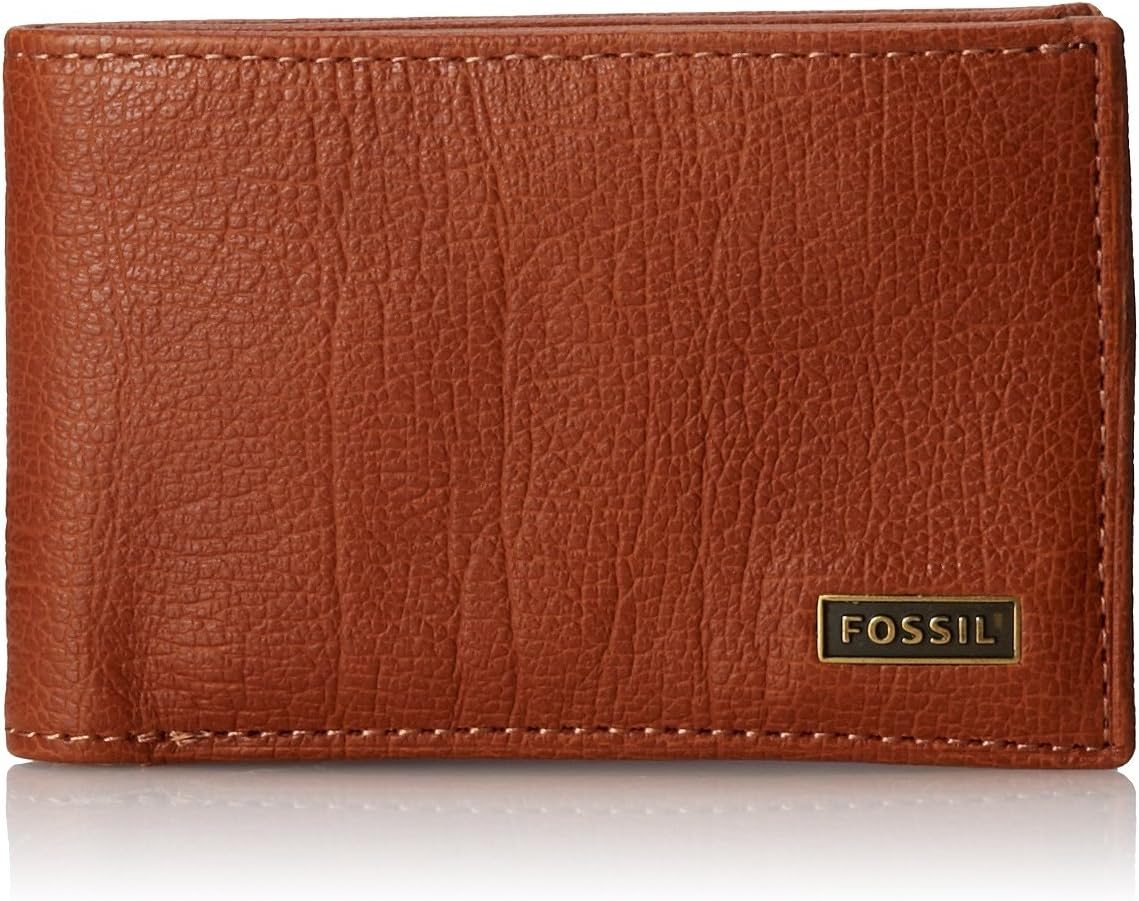 Fossil Men's Omega Coin Pocket Bifold, Camel, One Size at Amazon Men’s ...