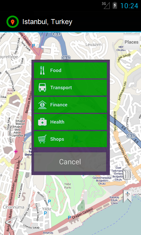 Istanbul, Turkey Vector Offline Map: Easy Navigation - App on Amazon ...