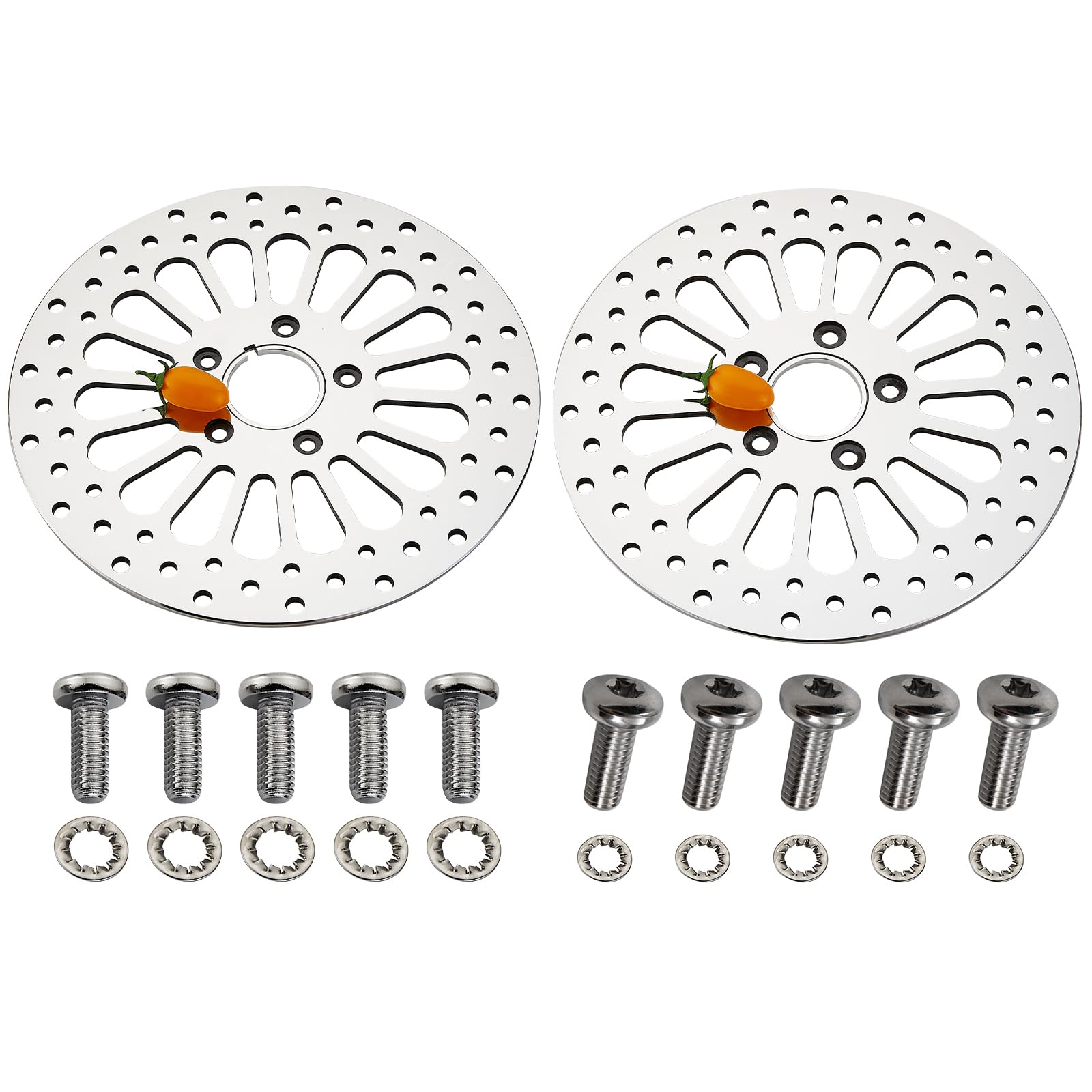 Amazon.com: BLCYANUE 1 Piece Front Rotor and 1 Piece Rear Rotor 11.5 ...