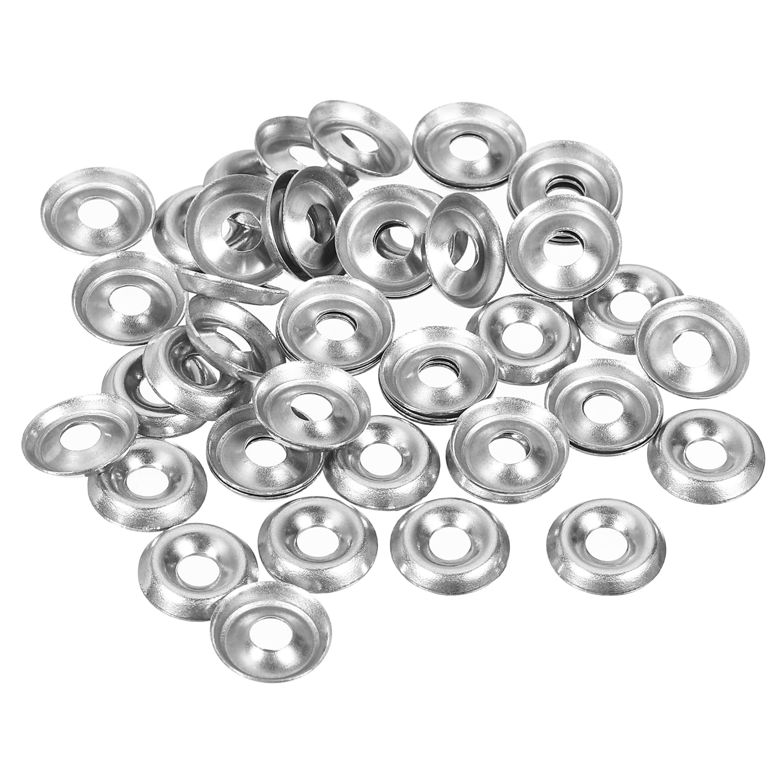 sourcing map #4 304 Stainless Steel Cup Washer Countersunk for Screw ...