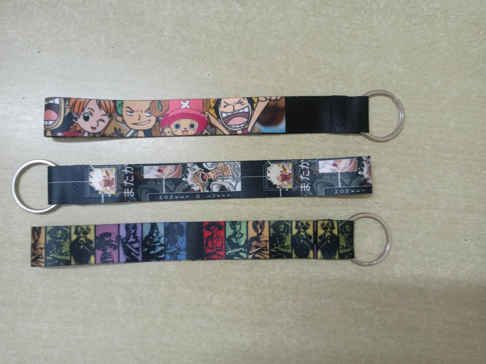 Goku Ki Dukan One Piece Anime Lanyard Keychain - Pack of 3 : Amazon.in ...