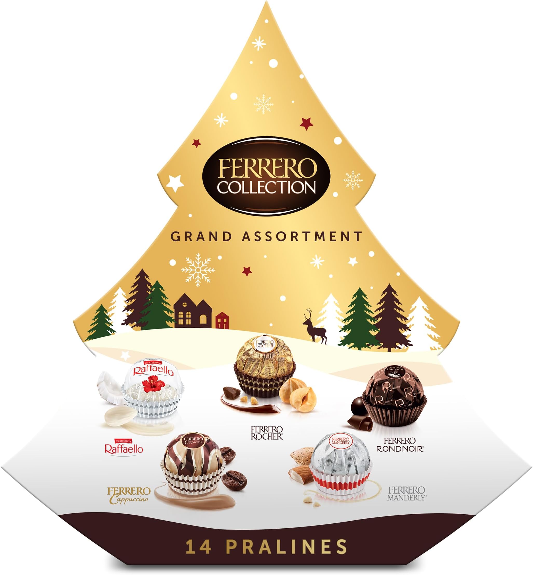 Amazon.com: Ferrero Collection Grand Assortment Tree, 14 Count, Premium ...