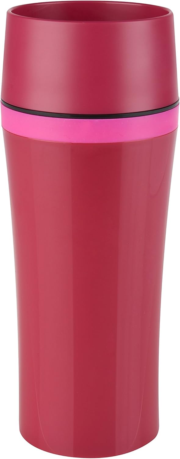Amazon.com: Emsa Thermo Mug "Travel Mug Fun" 12.2 fl oz In Raspberry ...