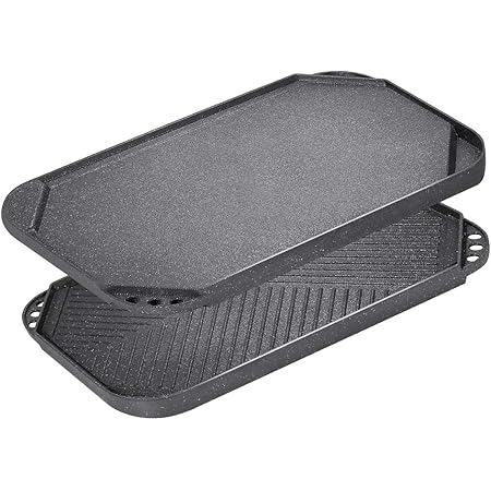 Amazon.com: Nordic Ware Two Burner Griddle, 10.3 x 17.4 inches, Non ...