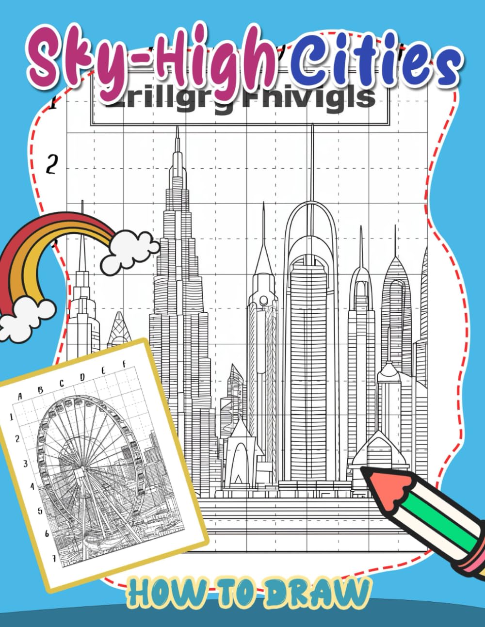 How To Draw Sky-High Cities: Discover and Color Cityscapes from Around ...