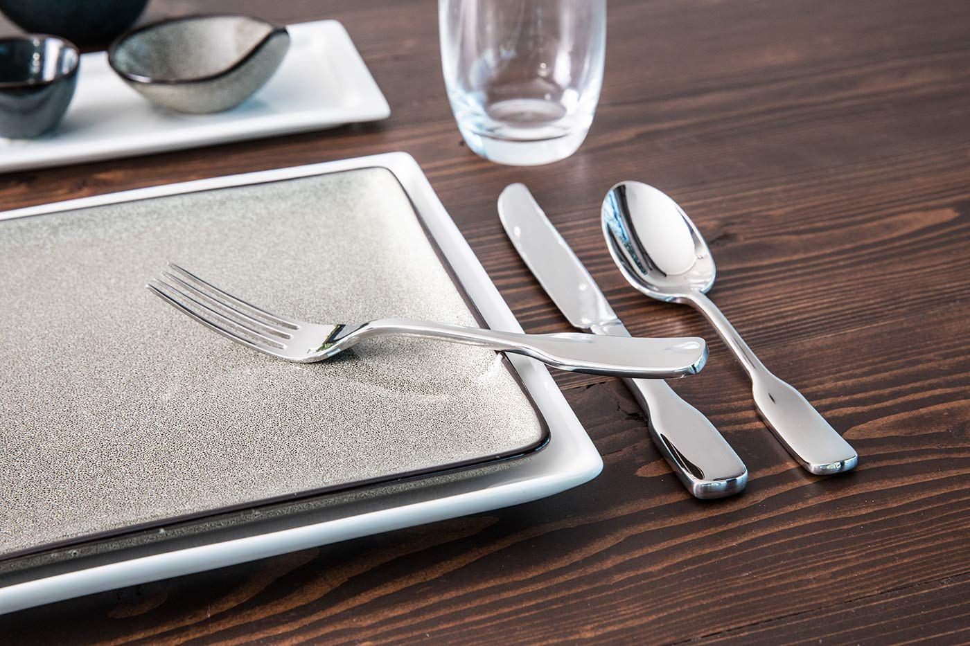Snapklik.com : Fortessa Ashton Flatware 18/10 Stainless Steel, 5 Piece ...