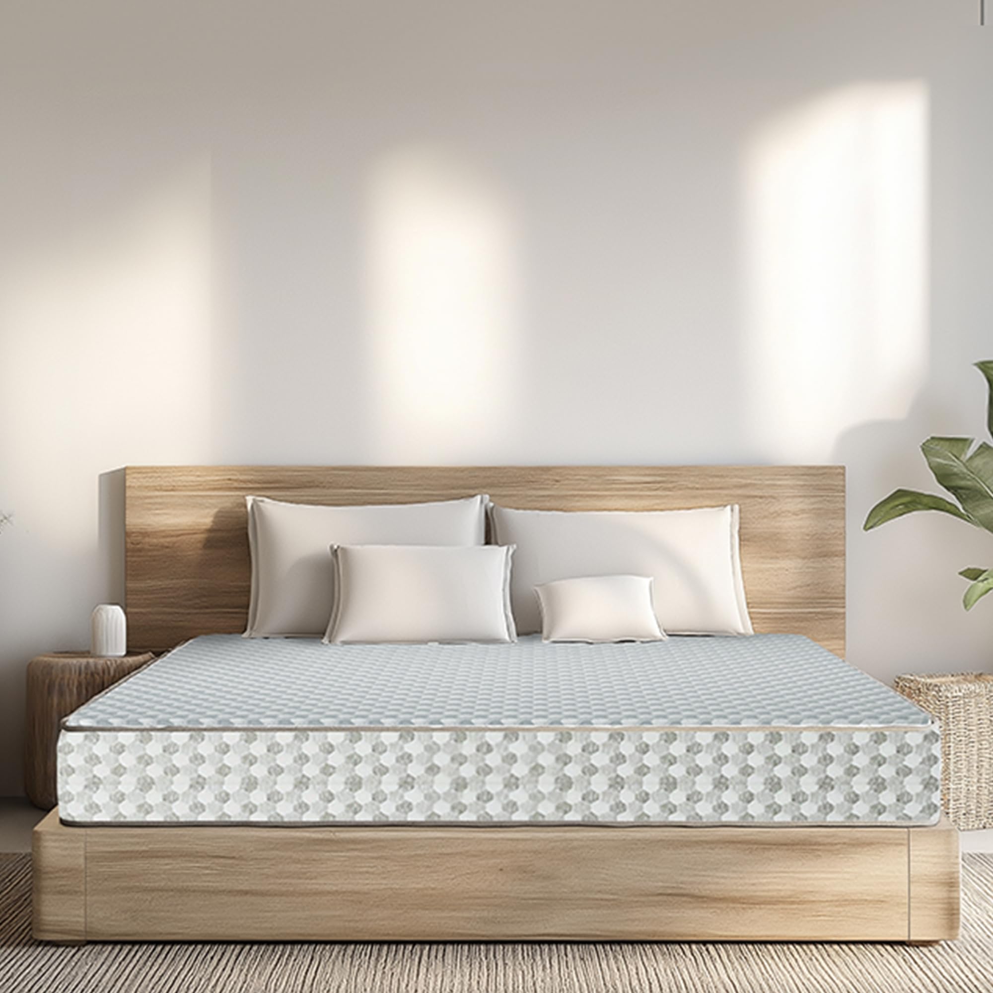 Sleepwell Dual Pro Profiled Foam Reversible 6-inch Queen Size Bed ...