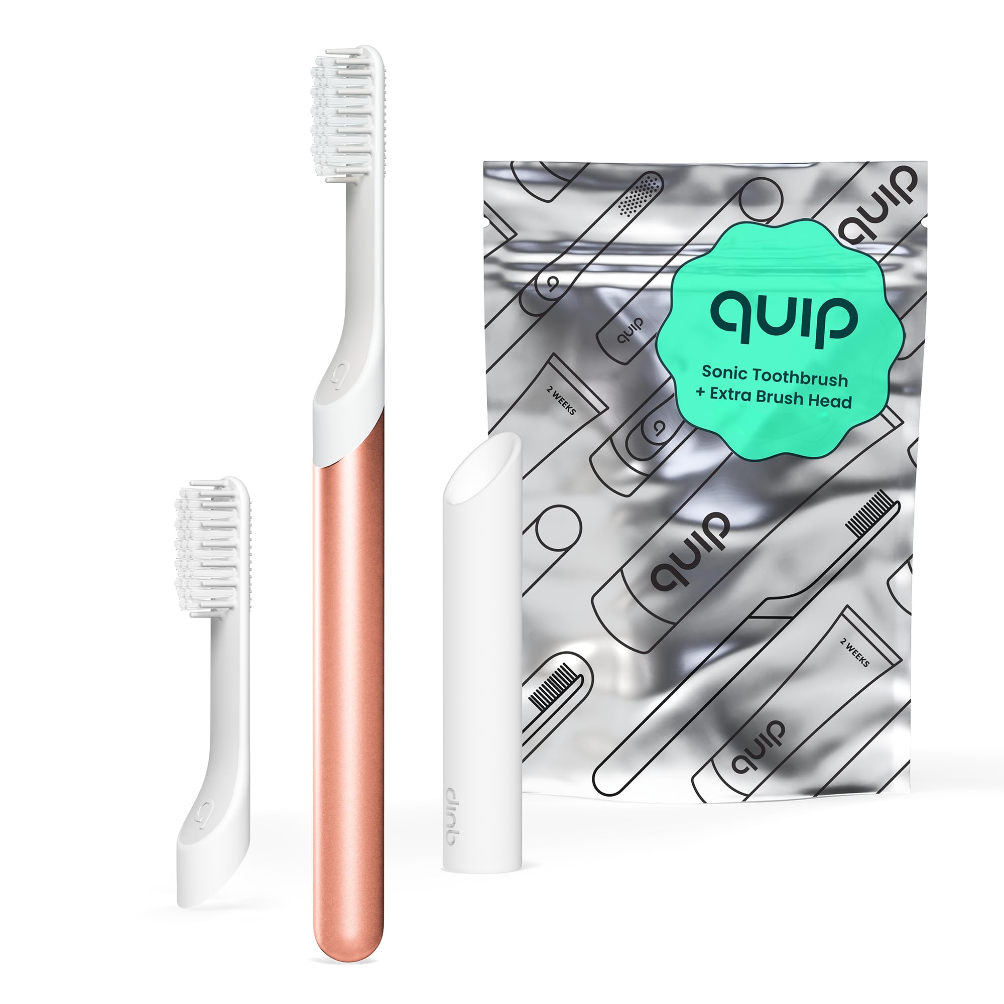 Amazon.com: Quip Sonic Toothbrush for Adults with Timer - Includes ...