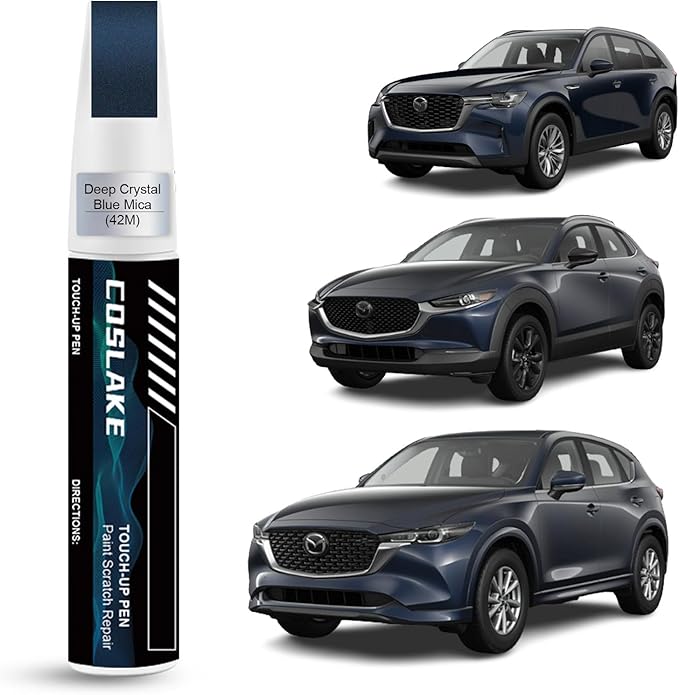 Amazon.com: COSLAKE Car Touch Up Paint(Deep Crystal Blue Mica(42M)) for ...