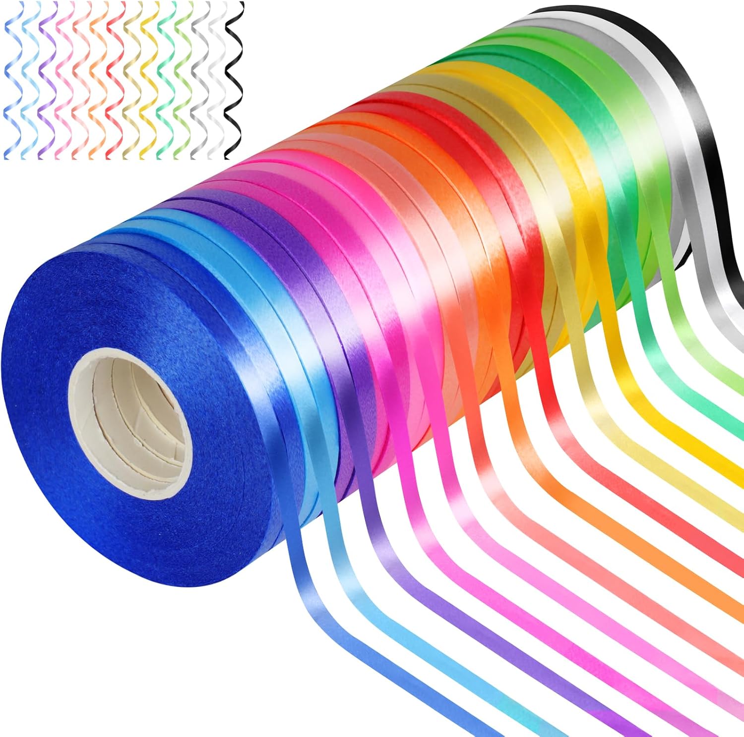 Amazon.com: vivinin 27 Roll Curling Ribbon, 3/16 Inch x 32.8 Yard ...