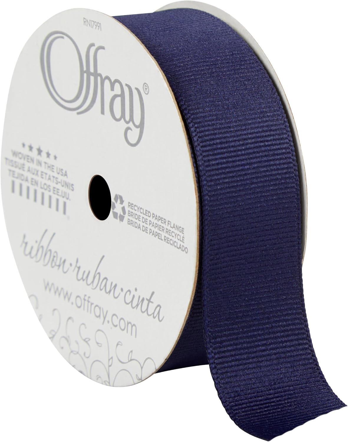 Offray 153817 7/8" Wide Grosgrain Craft and Decorative Ribbon, 21-Foot ...