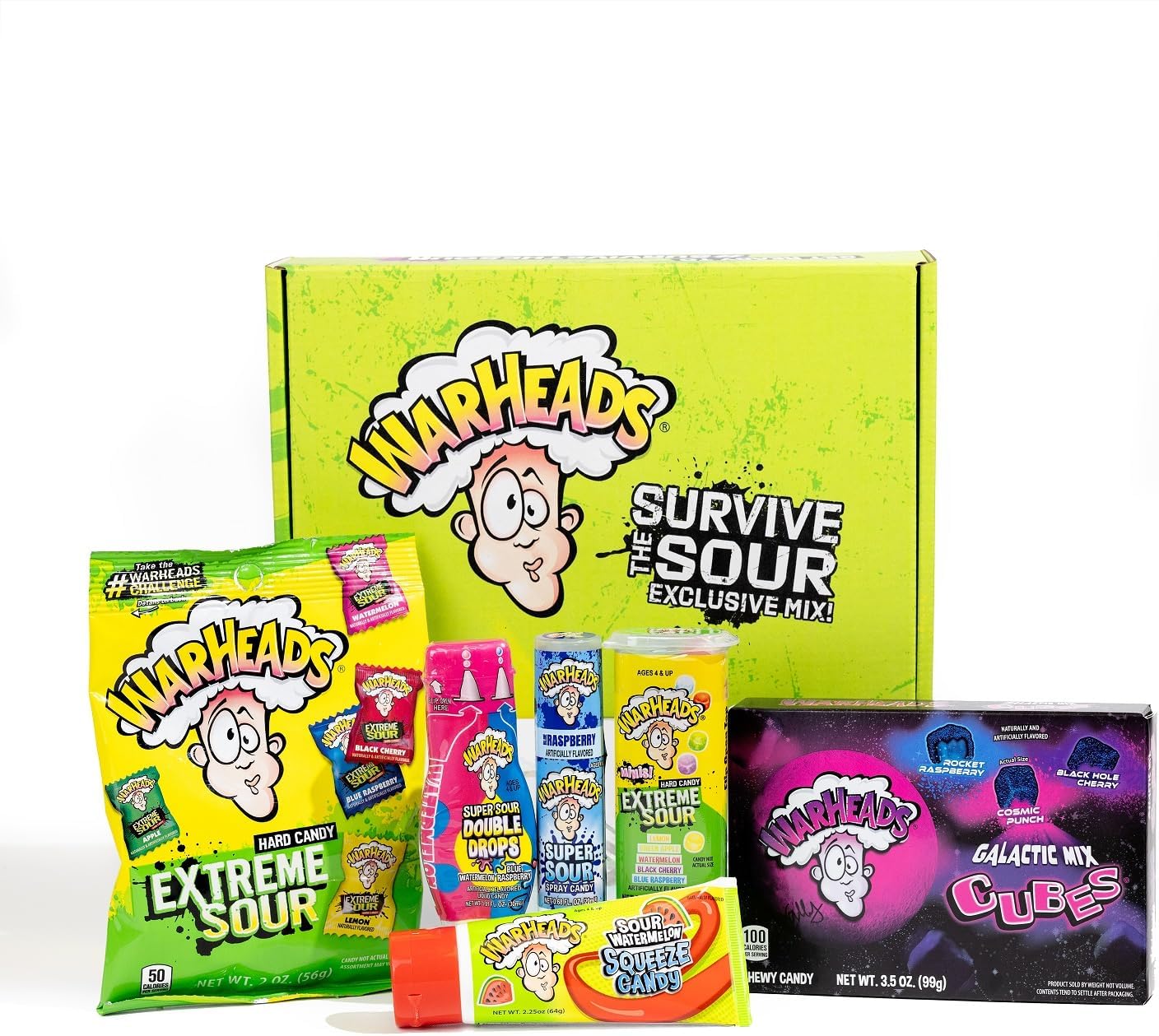 Amazon.com : Sour Candy Box -Bulk Sour Candy Variety Pack ...