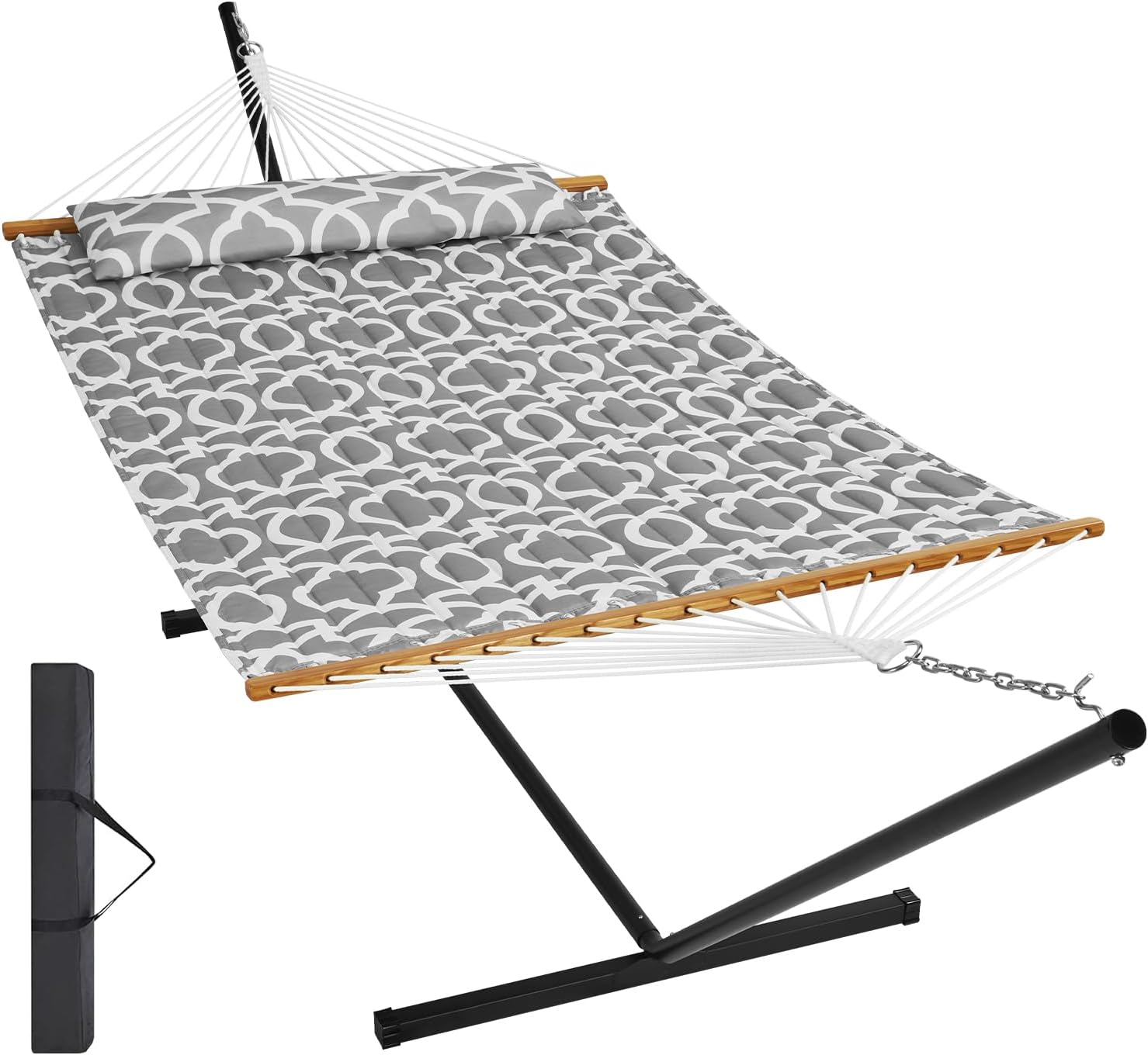 Amazon.com : Lazy Daze Hammocks Double Outdoor Hammock with 12 ft Steel ...