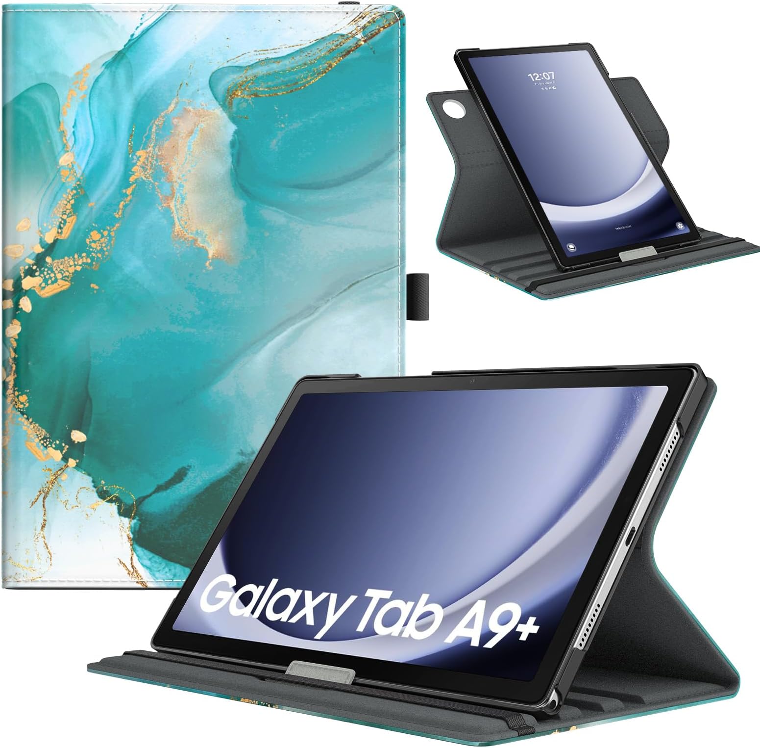 Amazon.com: TiMOVO Rotating Case for Samsung Galaxy Tab A9+/A9 Plus 11 ...