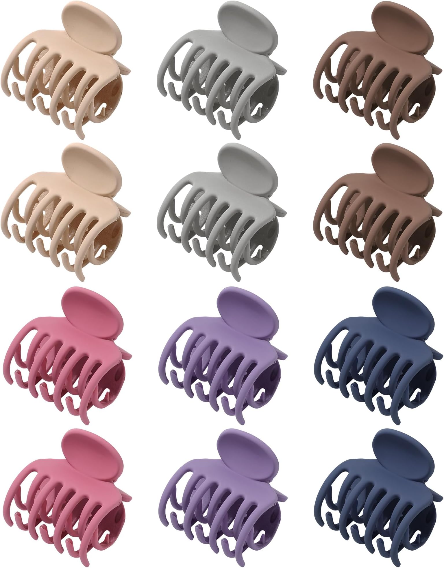 Amazon.com: Small Claw Hair Clips for Women Girls - Mini Hair Clips ...