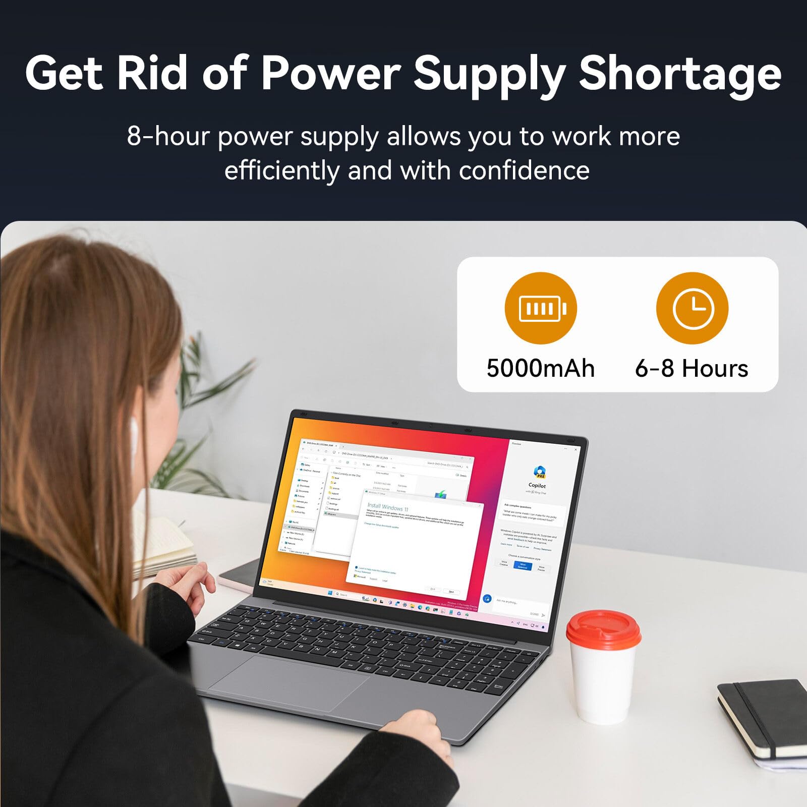 Snapklik.com : 14 HD Display Laptop, Intel Celeron N5095 4-Core ...