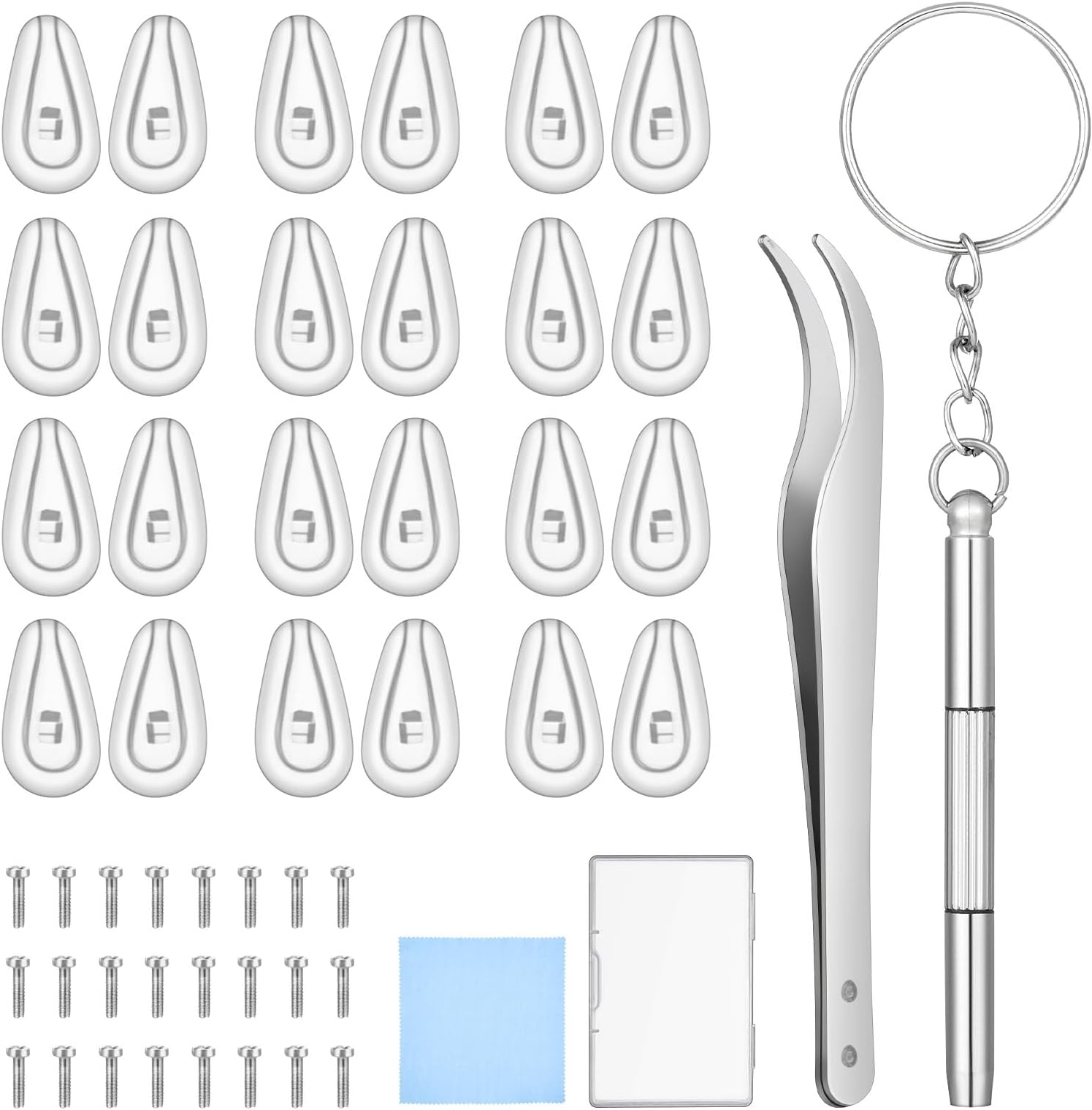 Vastar Eyeglasss Sunglass Glasses Spectacles Repair Tool Kit Set, with ...