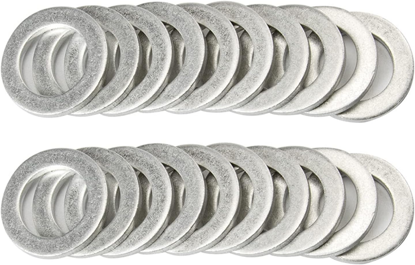 Paifeancodill Oil Drain Plug Gaskets, 20 Pcs M14 Aluminum Crush Washers ...