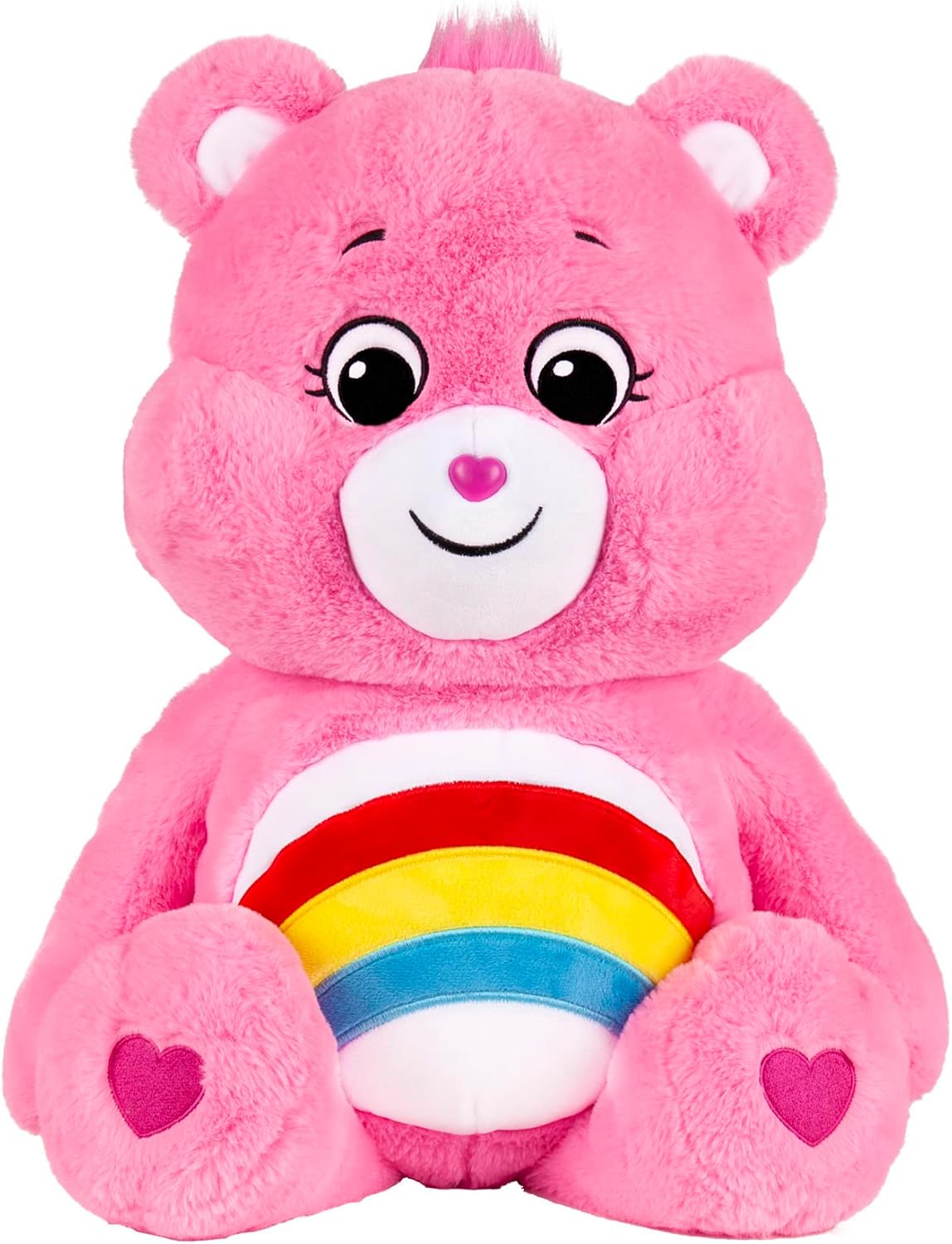 Amazon.com: Basic Fun Care Bears | Cheer Bear 60cm Jumbo Plush | Collectable Cute Plush Toy ...