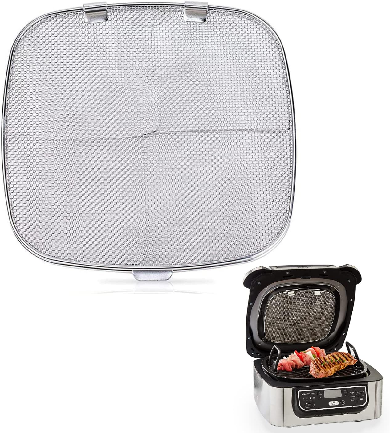 Amazon.com: CYKOTE 2pcs Splatter Shield for Ninja Foodi FG551 ...