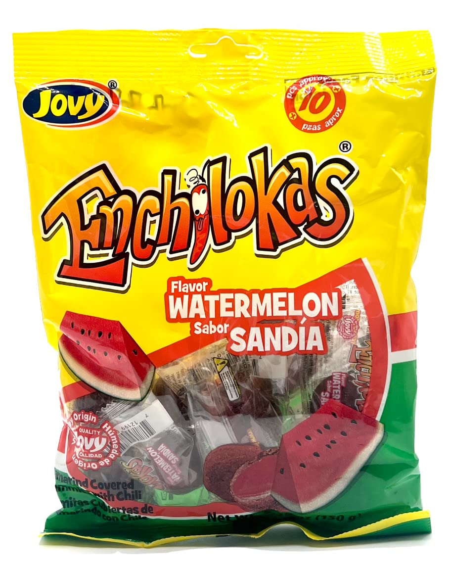 Amazon.com : Enchilokas Watermelon Tamarind Covered Gummies with Chili ...