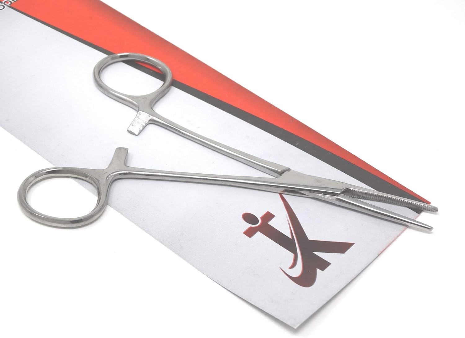 Fly Fishing Precision Grip Locking Hemostat Forceps Pliers Anglers ...