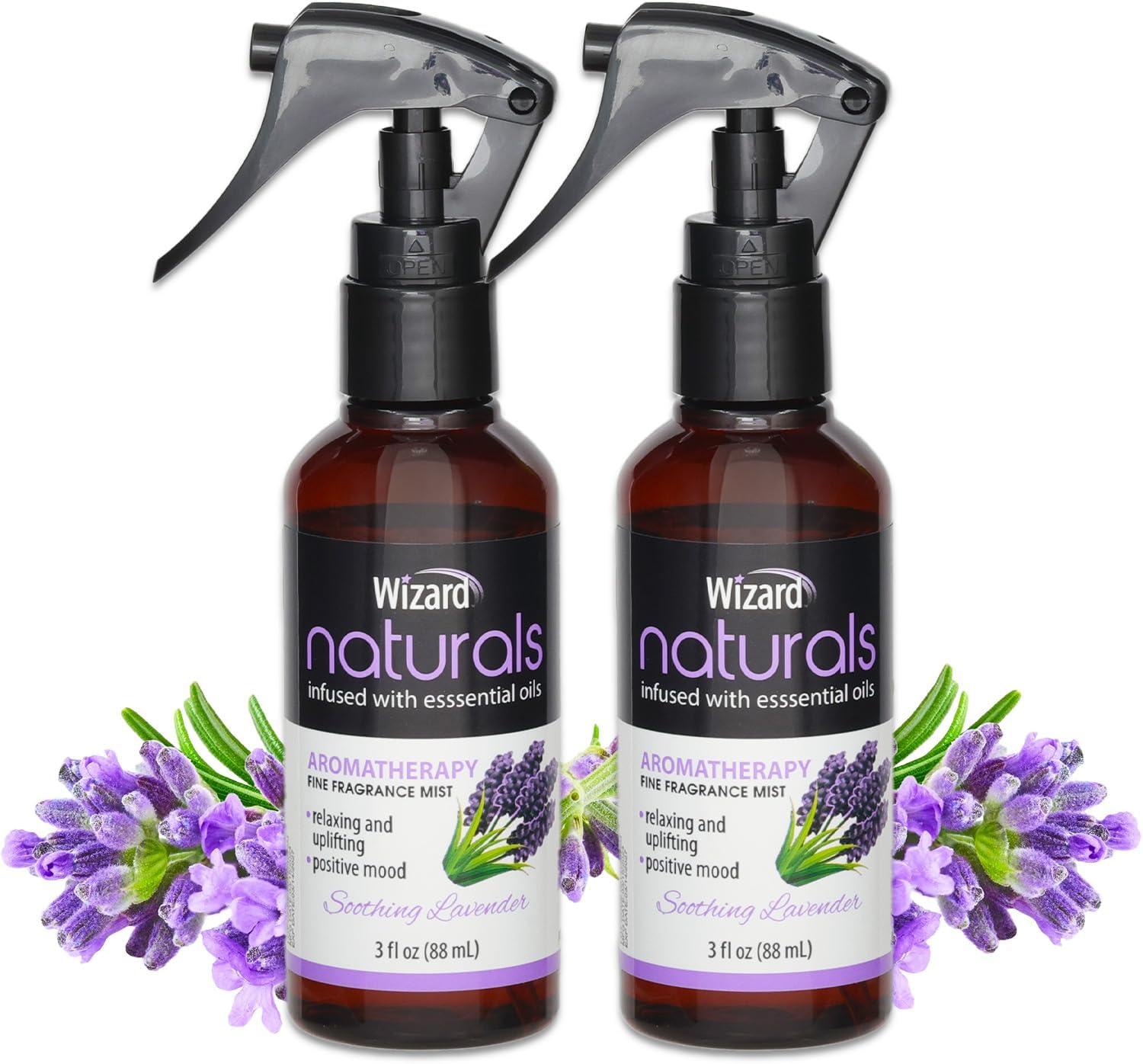 Amazon.com: Lavender Essential Oil Therapeutic Spray - 2 Pack Fine ...