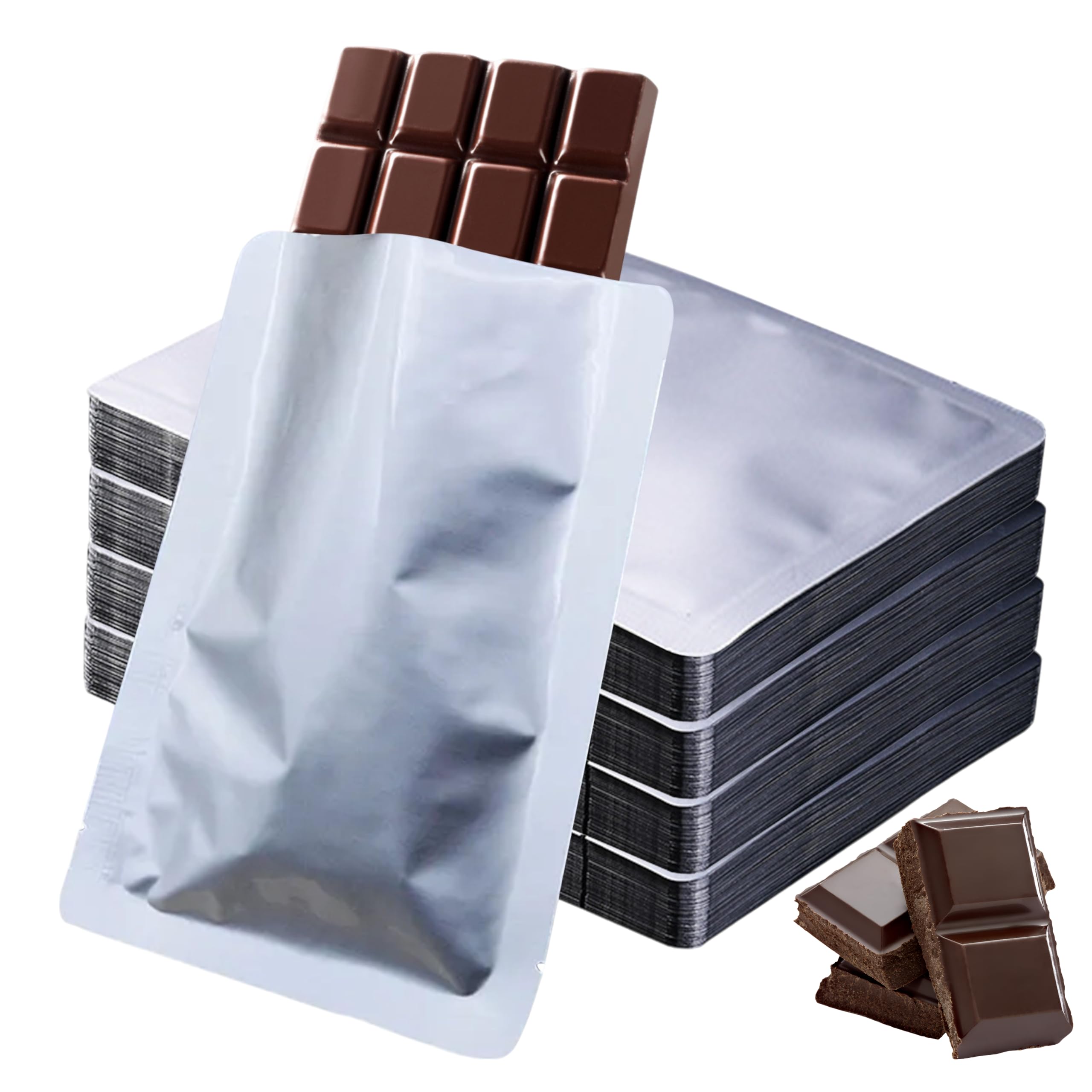 Amazon.com: Skywin Chocolate Wrappers Heat Seal Bag (Pack of 100 ...