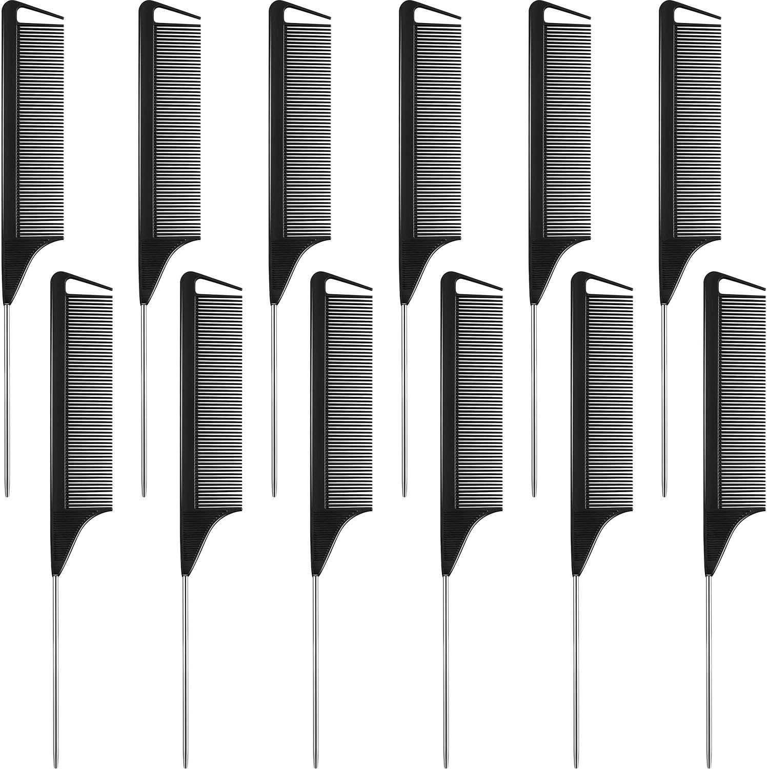 Amazon.com : Yaomiao 300 Pcs Rat Tail Comb Bulk Hair Styling Comb Root ...